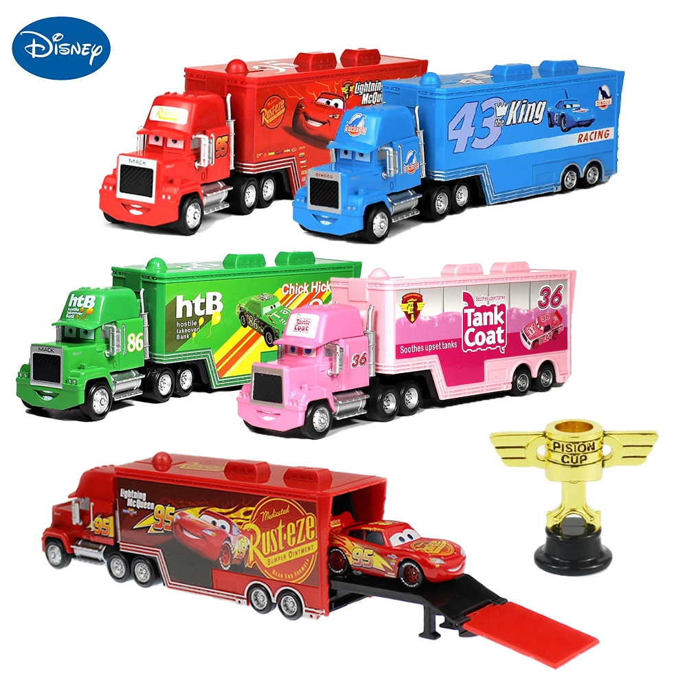 Pixar Cars 3 Container truck Disney Toys Lightning Mcqueen Racing ...